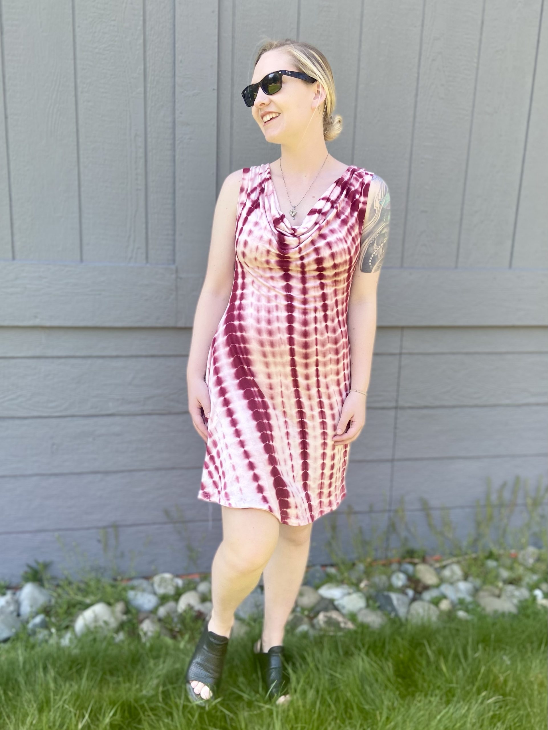 The Cowl Neck Top: easy, breezy, Summer edition! - Zen Llama Patterns